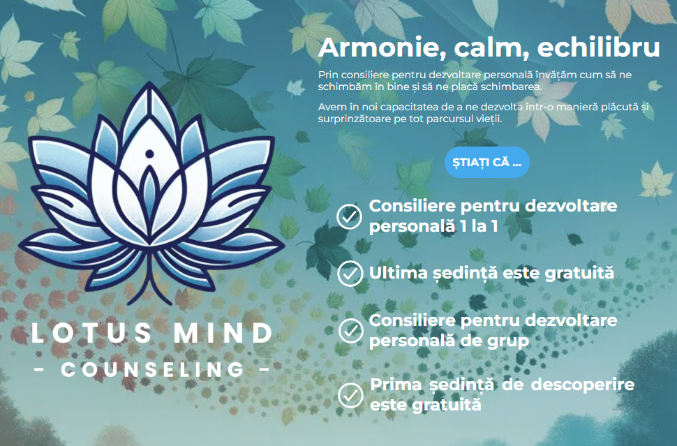 Dezvoltare personală | Echilibru | LotusMind